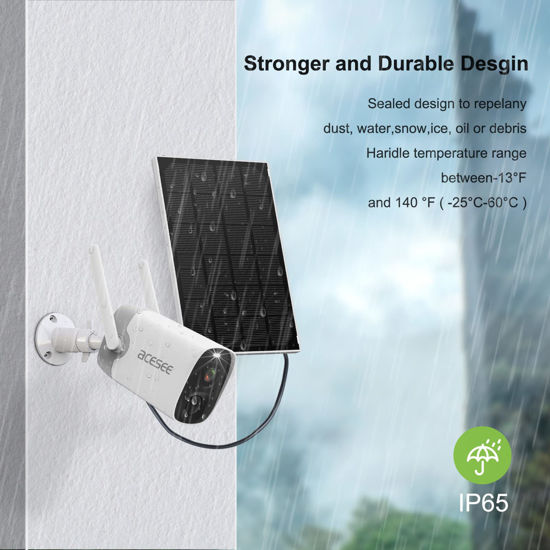 GetUSCart- acesee Solar Security Cameras Wireless Outdoor, Solar ...