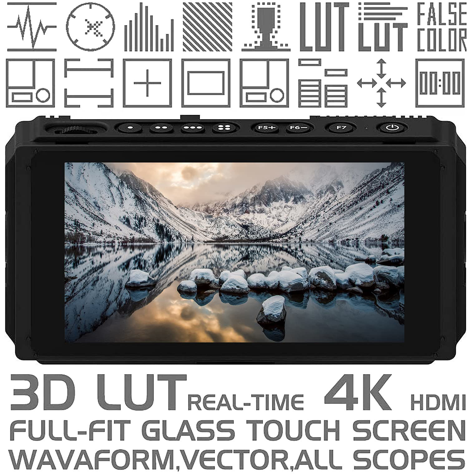 GetUSCart- Foto4easy C50TLS 5 Inch IPS DSLR Camera Field Monitor ...