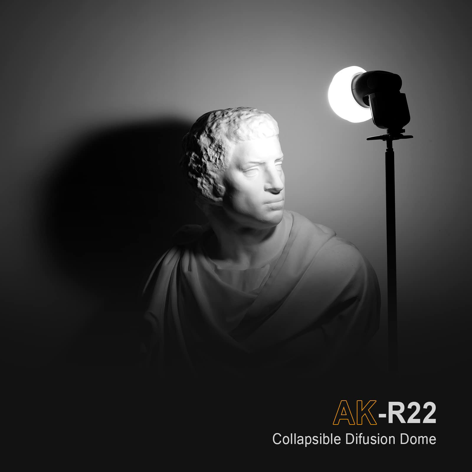 GetUSCart- Godox AK-R22 Diffusion Dome, Collapsible Flash Diffuser ...