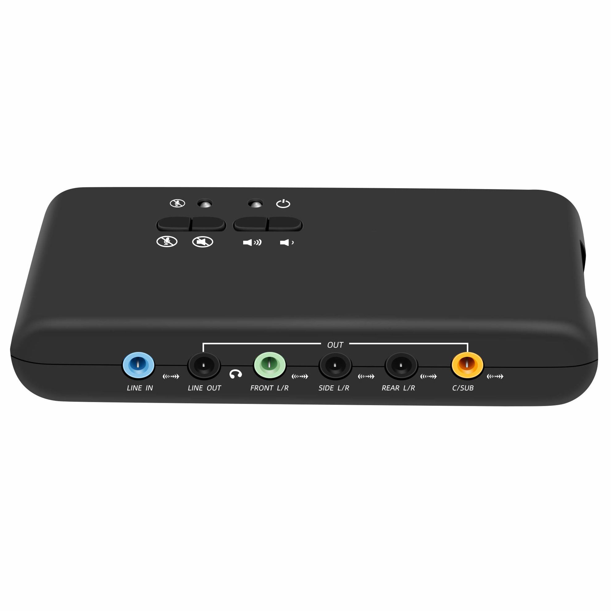 GetUSCart- LEAGY USB 7.1 External Sound Card (8-Channel) - 7.1 Channel ...