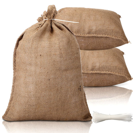 GetUSCart- Shappy 10 Pieces Burlap Sand Bag 14" x 26" Empty Sand Bags ...
