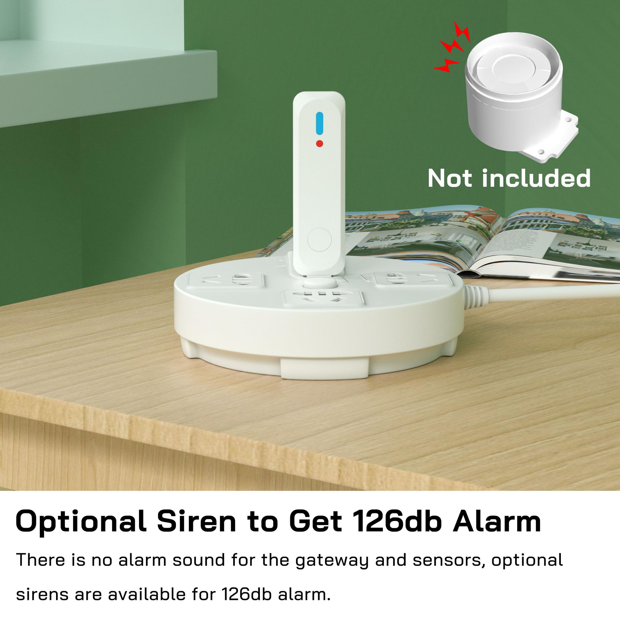 GetUSCart- GRSICO Home Alarm System(3rd Gen), 5-Piece kit Door/Window ...
