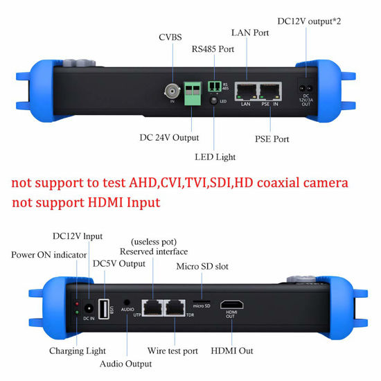 GetUSCart- CCTV Camera Tester-Support up to 6K IP Camera and CVBS ...