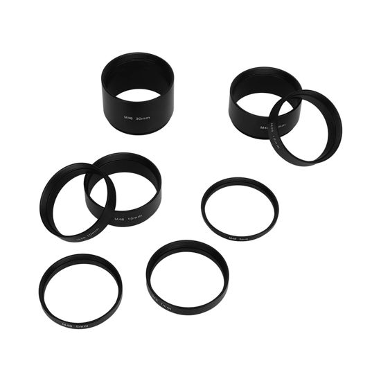 GetUSCart- N Tubes,M48 Extension Tubes8 Pcs M48X0.75 Focal Length ...