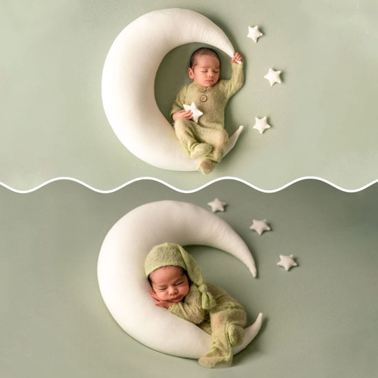 GetUSCart- Tee-Mo Newborn Photography Posing Pillow Crescent Moon ...