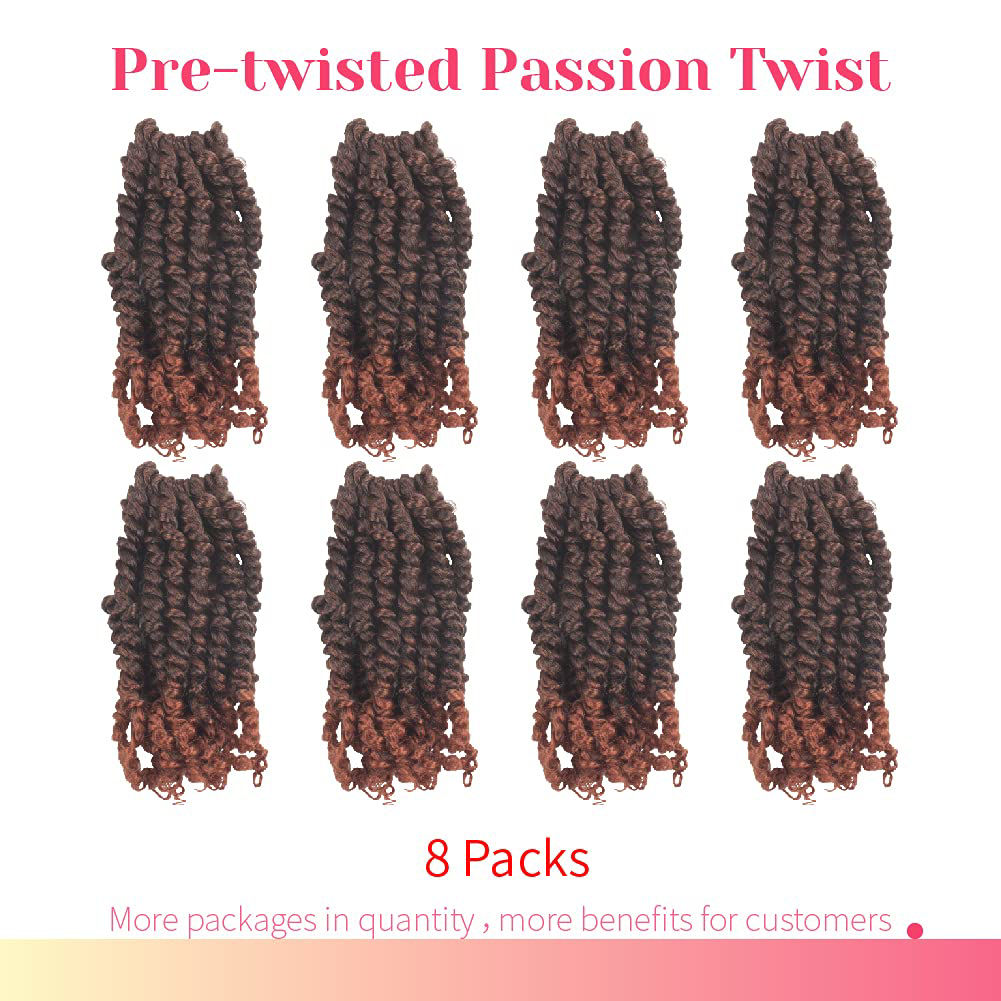 GetUSCart- The BOHOBABE Crochet Passion Twist Hair Pretwisted 10 Inch ...