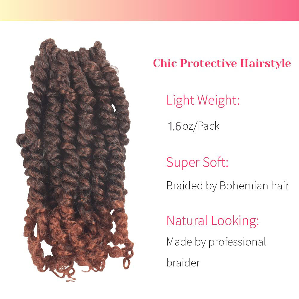 GetUSCart- The BOHOBABE Crochet Passion Twist Hair Pretwisted 10 Inch ...