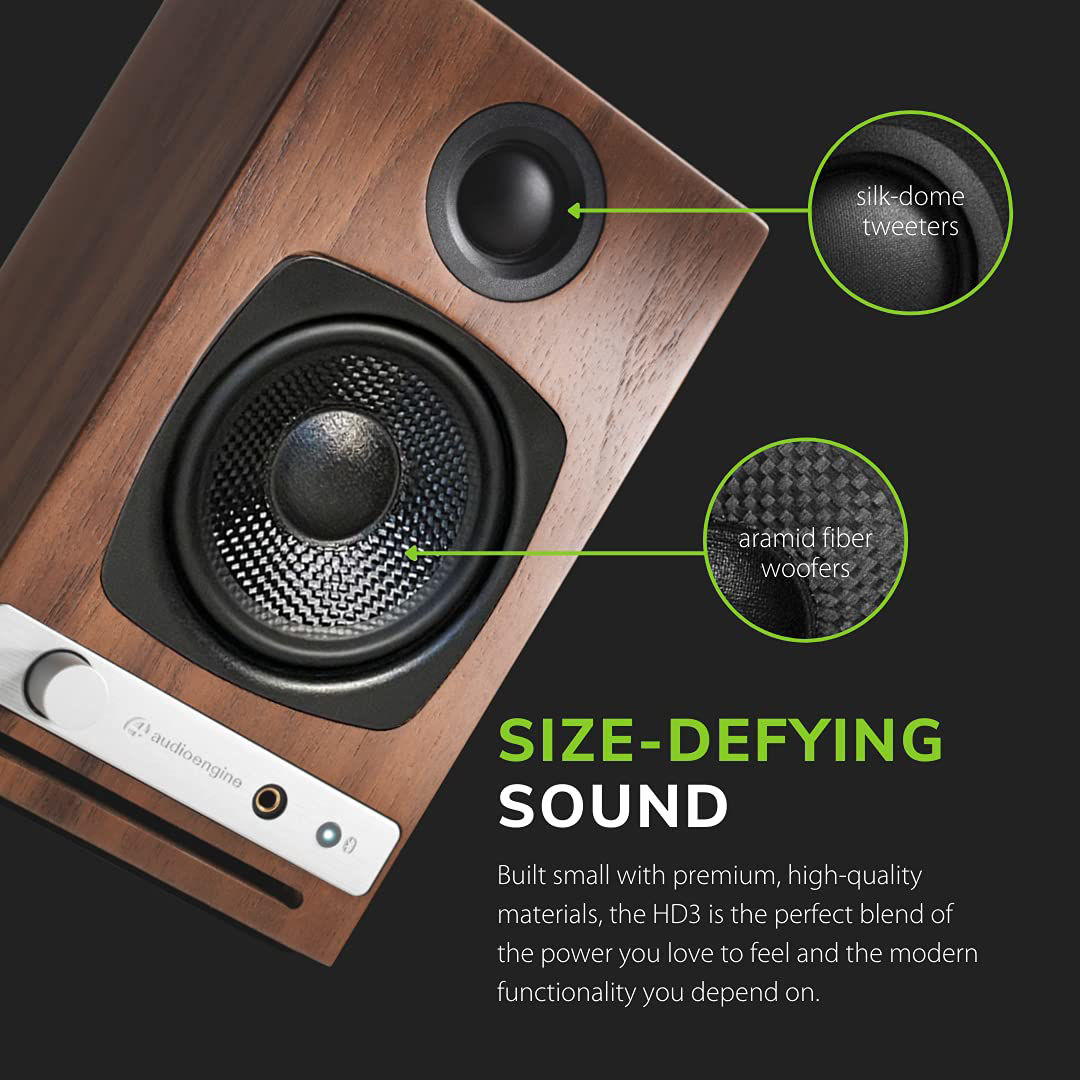 GetUSCart- Audioengine HD3 Wireless Speakers with Bluetooth - 60W ...