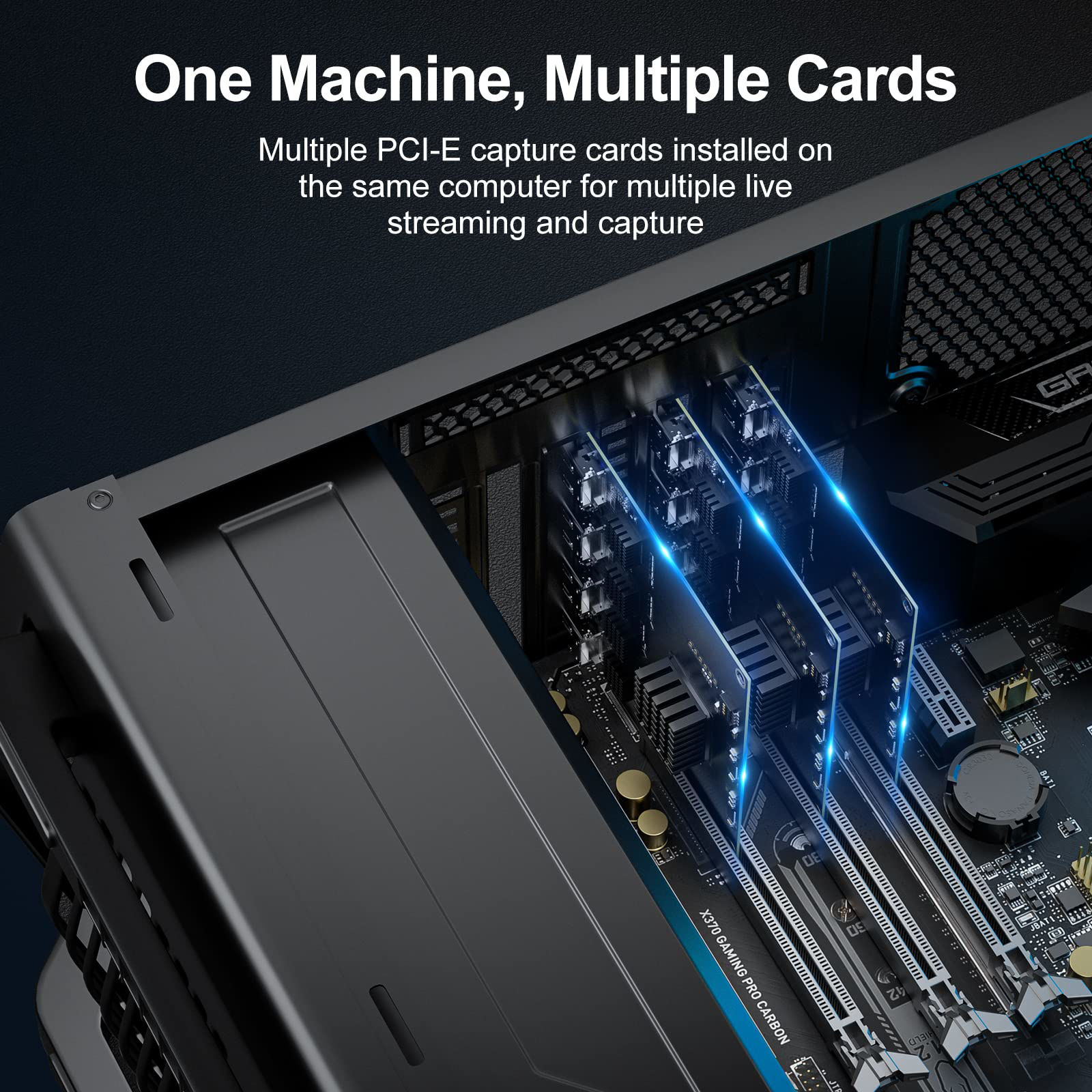 GetUSCart- ACASIS 4K HDMI PCIe x4 Video Capture Card Stream and Record ...