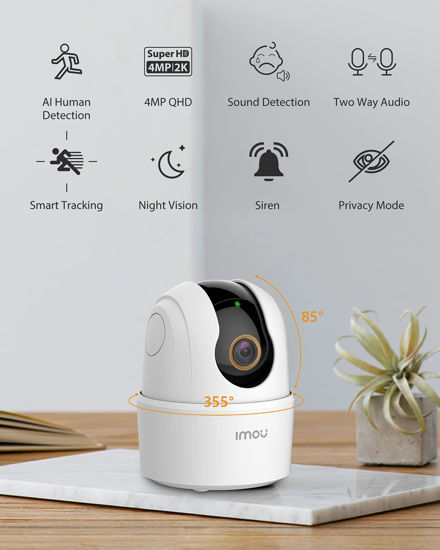 GetUSCart- Imou 2K Indoor Security Camera 2.4GHz WiFi Camera for Home ...