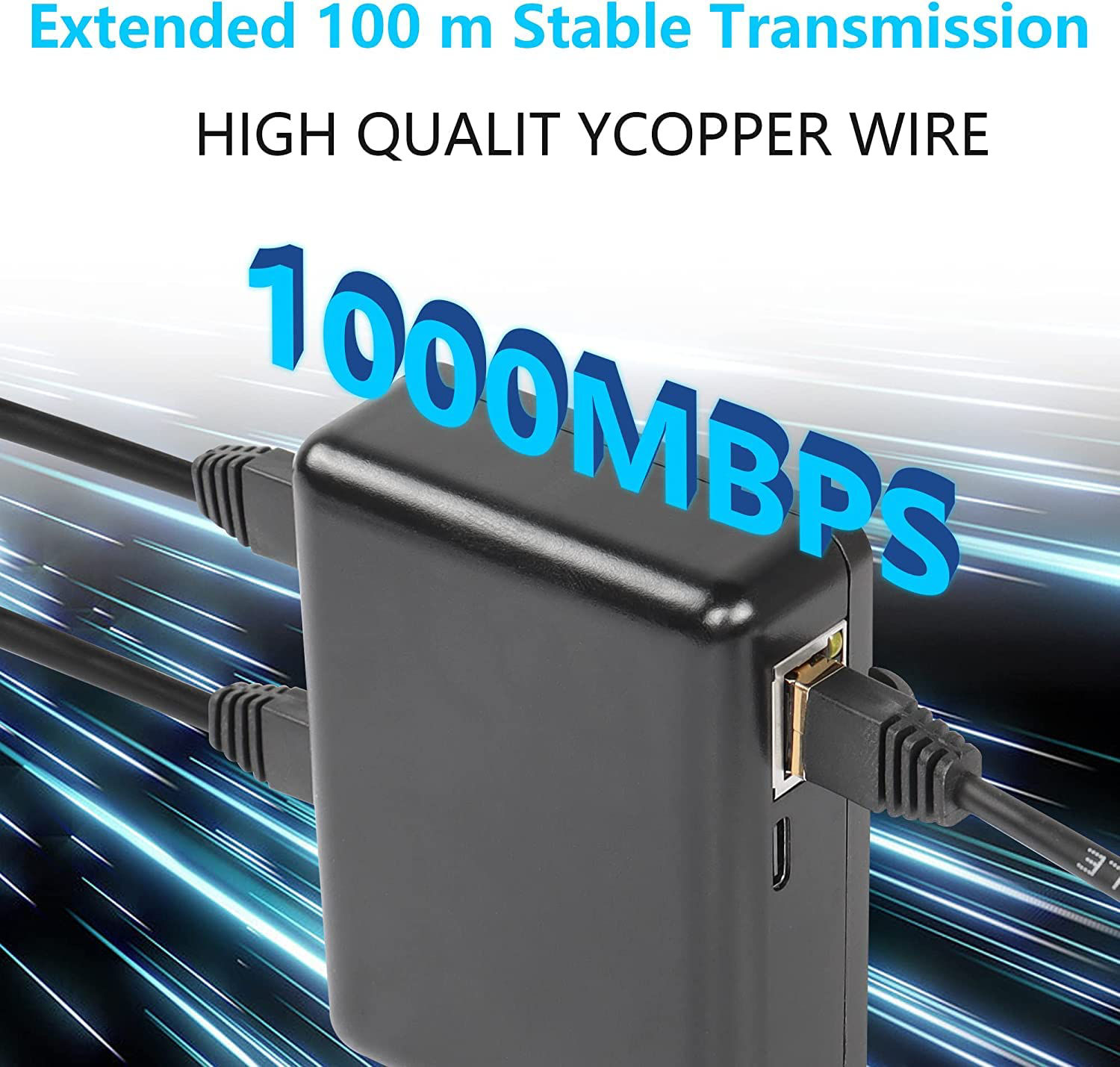 GetUSCart- SinLoon RJ45 Network Splitter Adapter Gigabit,1000Mbps ...