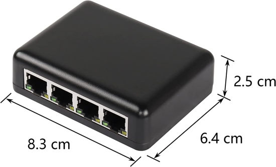 GetUSCart- SinLoon RJ45 Network Splitter Adapter Gigabit,1000Mbps ...