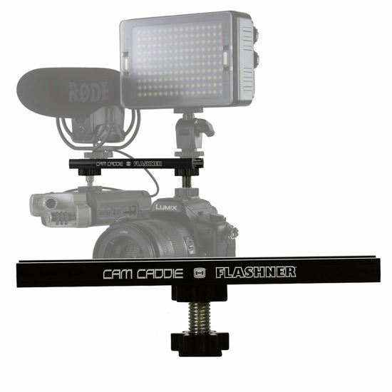GetUSCart- 6 Inch Cold Shoe Extension Bracket - Dual Sided Camera Flash ...