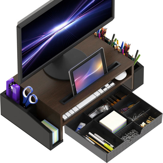 GetUSCart- Simple Houseware Desk Monitor Stand Riser with Adjustable ...