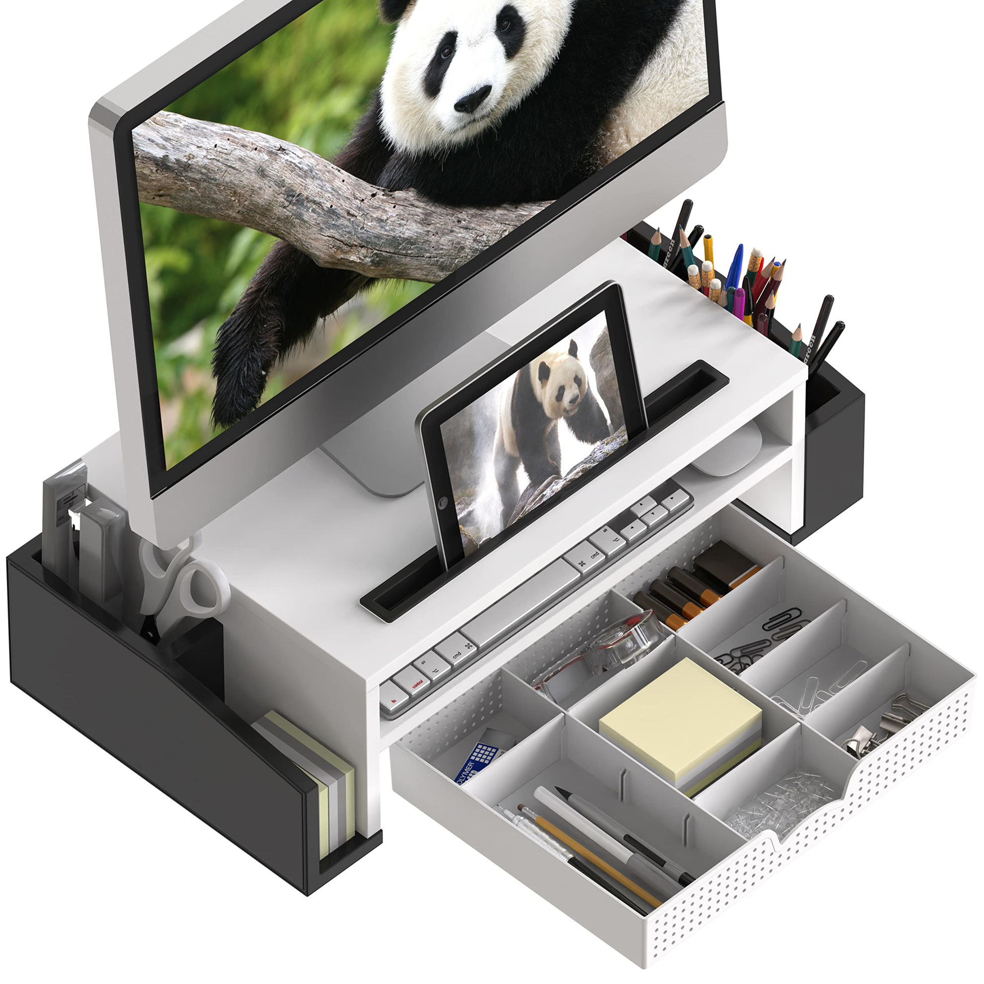 GetUSCart- Simple Houseware Desk Monitor Stand Riser with Adjustable ...