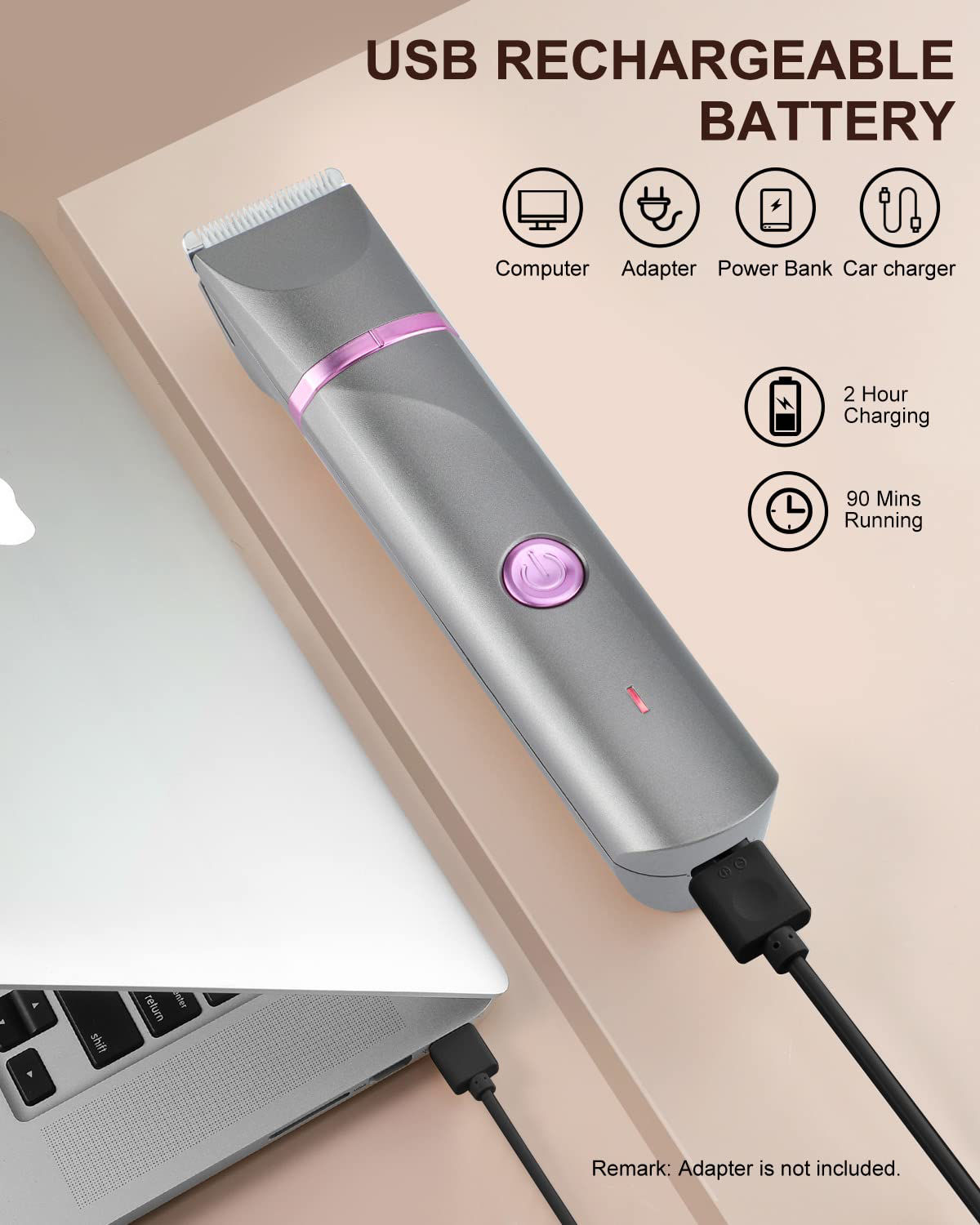 GetUSCart- Pubic Hair Trimmer Women Bikini Trimmer Electric Shaver ...