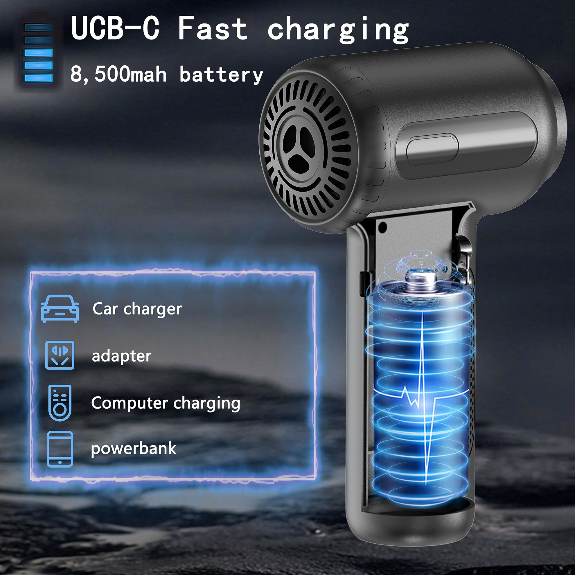 GetUSCart- Compressed Air Duster 4.0,150000RPM Cordless Air Blower ...