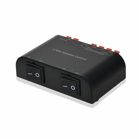 GetUSCart- A ADWITS 2-Channel Speaker Switcher Selector Box with ...