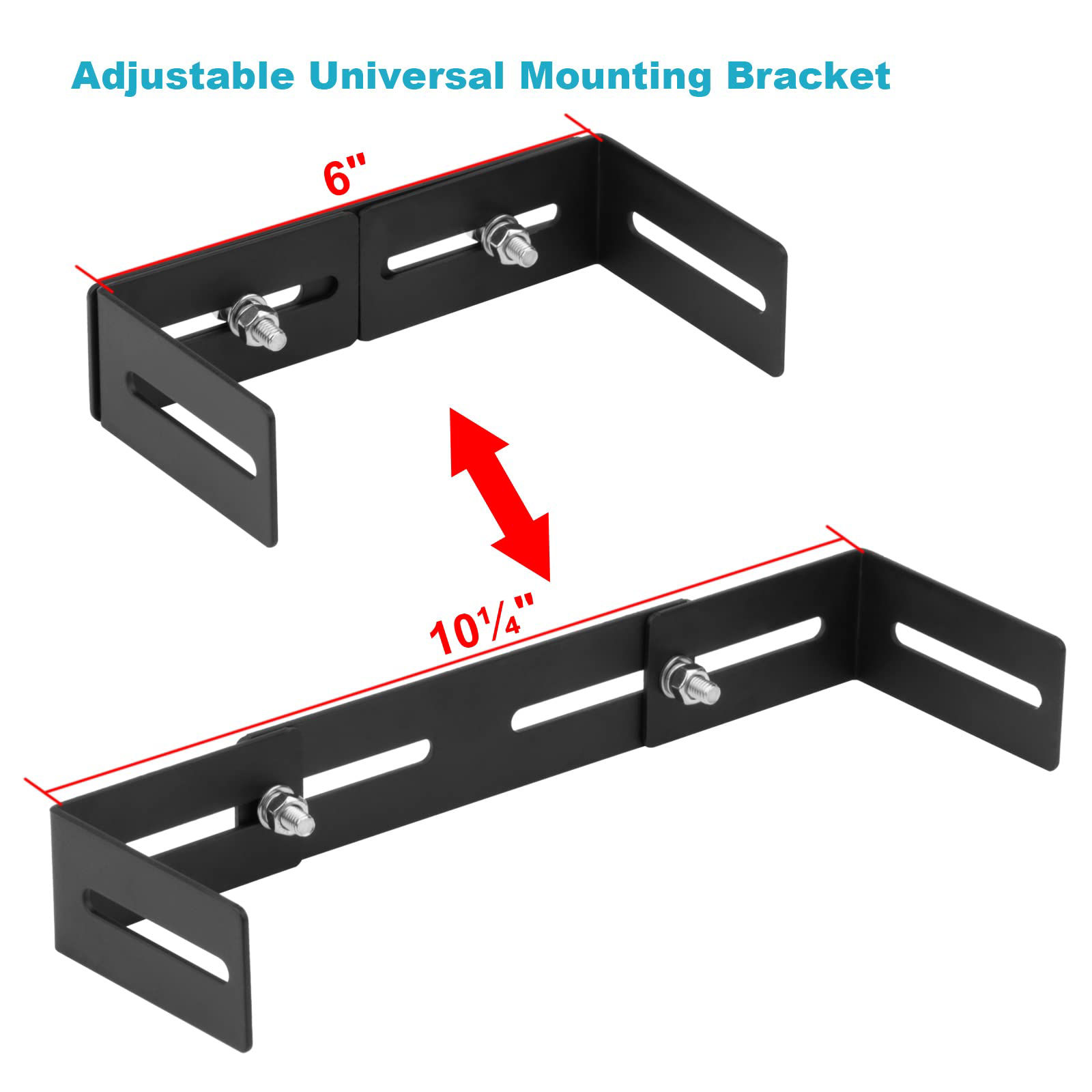 GetUSCart- 4 Sets(12 Pieces) Adjustable Universal Mounting Bracket for ...