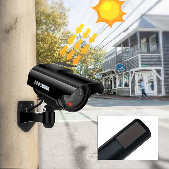 GetUSCart- AlfaView Solar Powered Bullet Dummy Fake Surveillance Camera ...