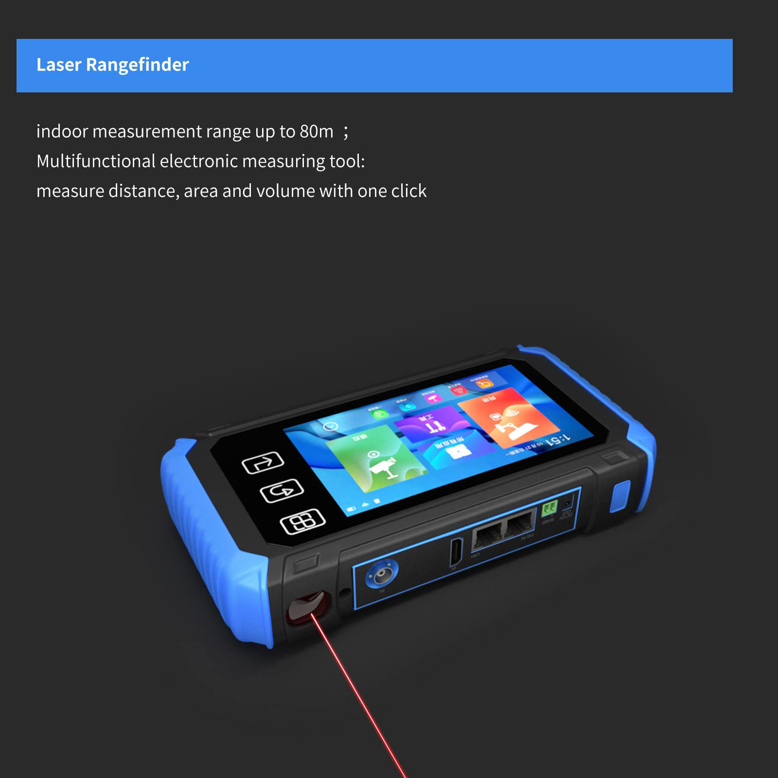 GetUSCart- 5.5 Inch CCTV Tester-Support up to 6K IP Camera Test- AHD ...