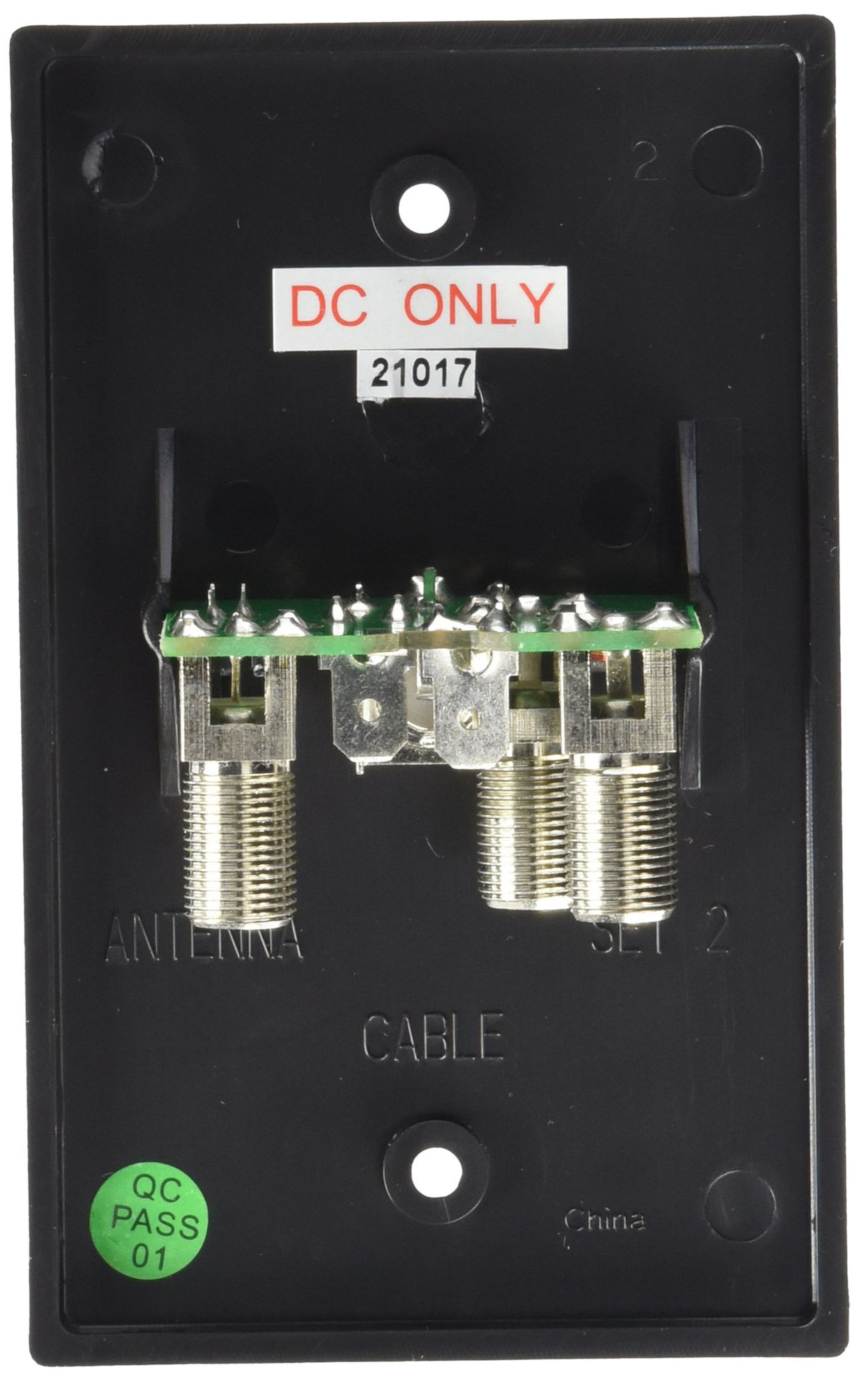 GetUSCart- King Controls PB1001 Antenna Power Injector Switch - Black