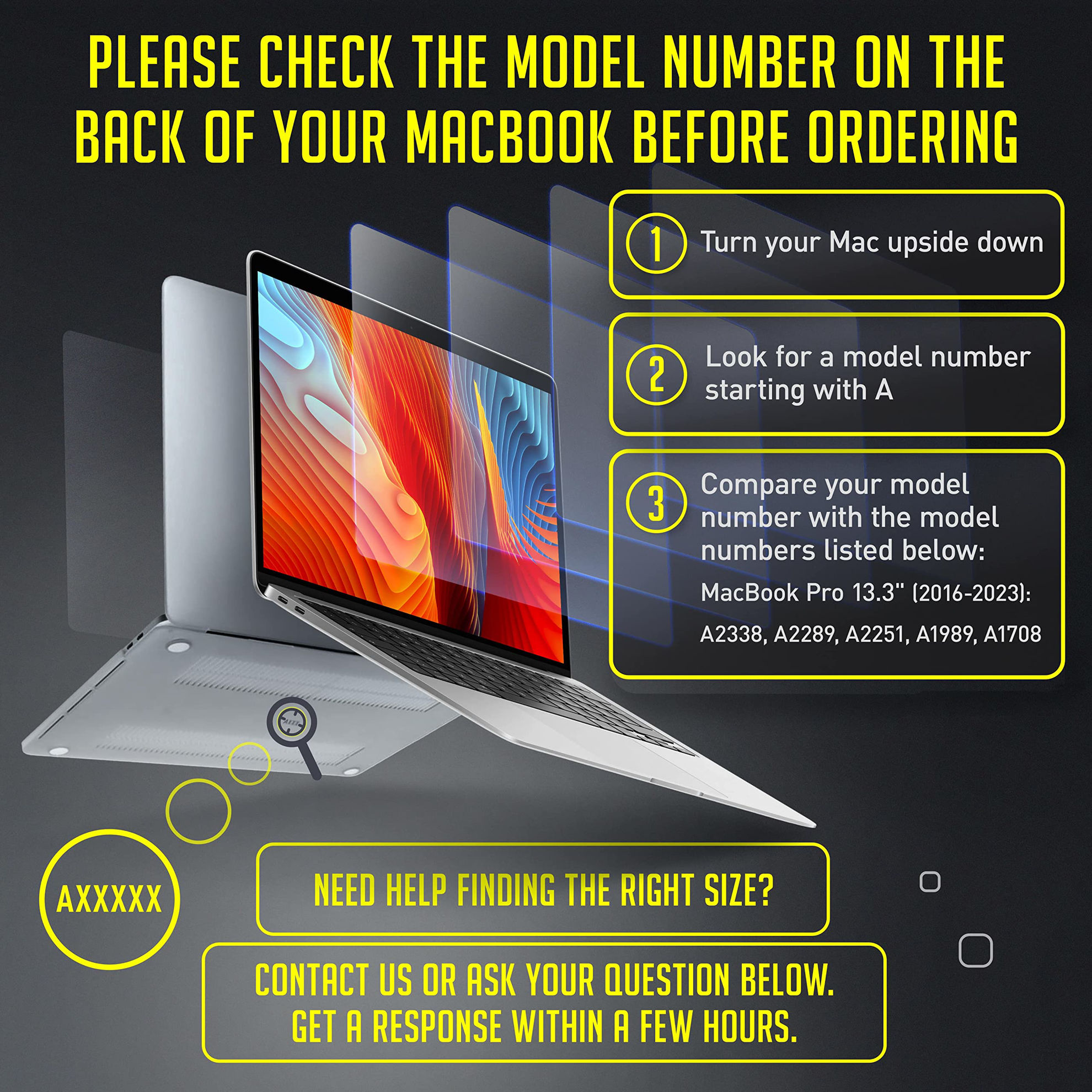 GetUSCart- Magnetic Privacy Screen for MacBook Pro 13 Anti-Blue Light ...