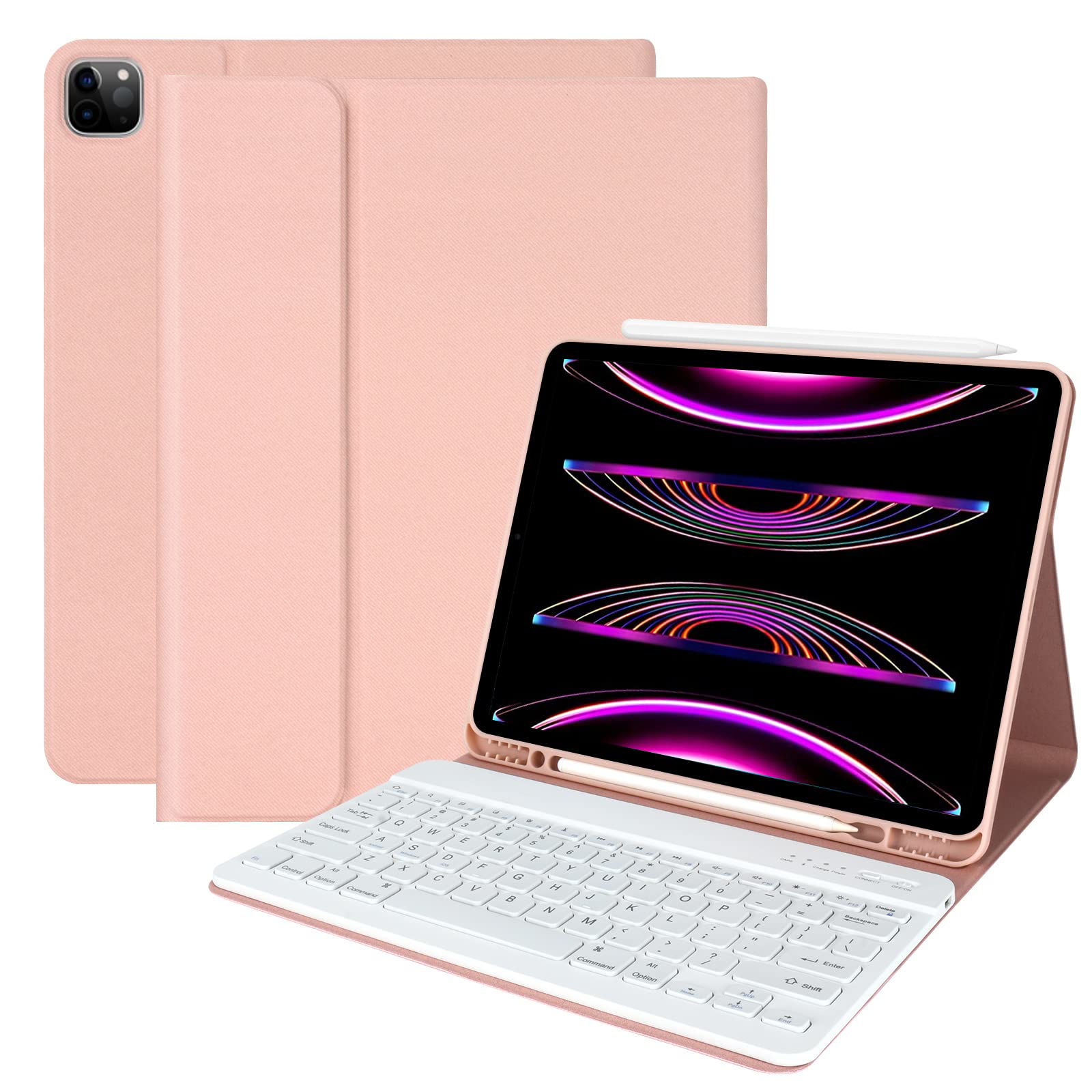 GetUSCart- Keyboard Case for iPad Pro 12.9 2022 6th Generation / 2021 ...