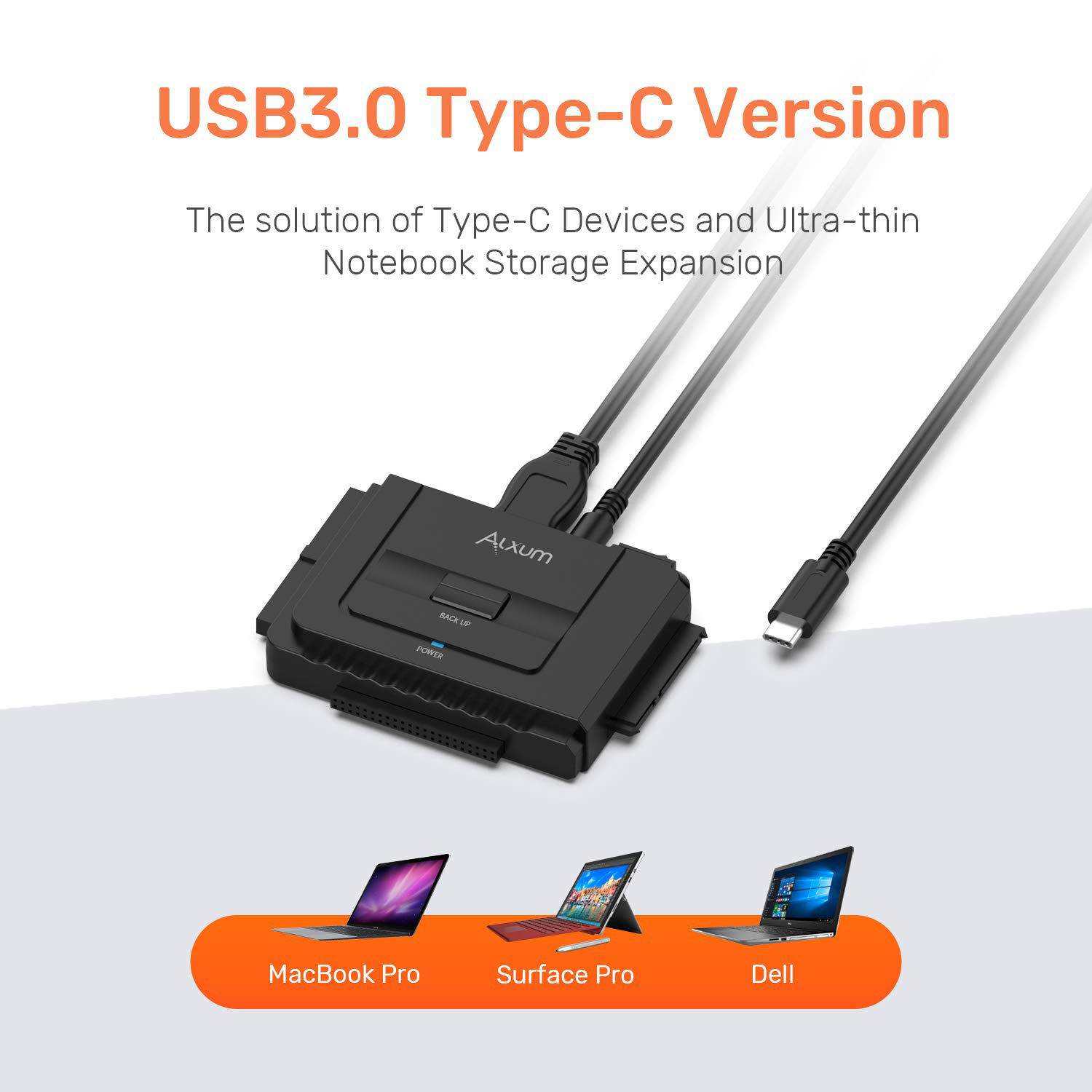 GetUSCart- Alxum USB 3.0 to IDE SATA Converter, for Universal 2.5 & 3.5 ...