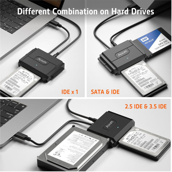 GetUSCart- Alxum SATA IDE to USB C Hard Drive Data Transfer Kit with ...