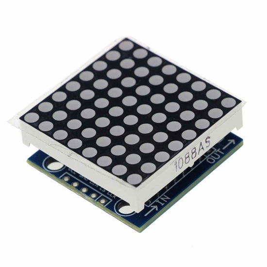Getuscart Hiletgo 3pcs Max7219 8x8 Dot Matrix Led Display Module 5v Mcu Control Max7219 8 8