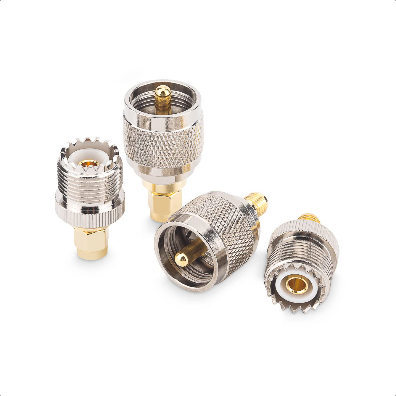 GetUSCart- Cable Matters 4-Pack SMA to UHF Adapter Kit, UHF to SMA ...