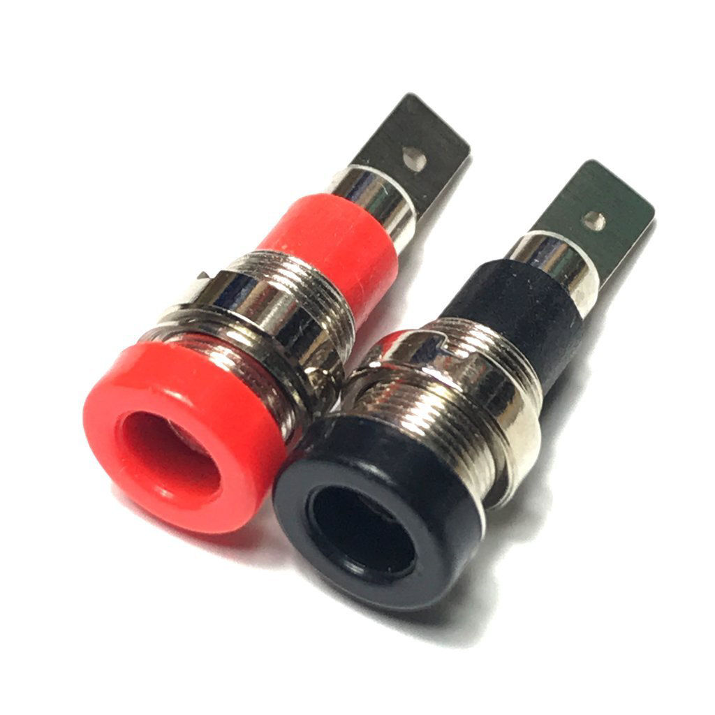 GetUSCart- CESS Black and Red Banana Female Jack Socket - 4mm Banana ...
