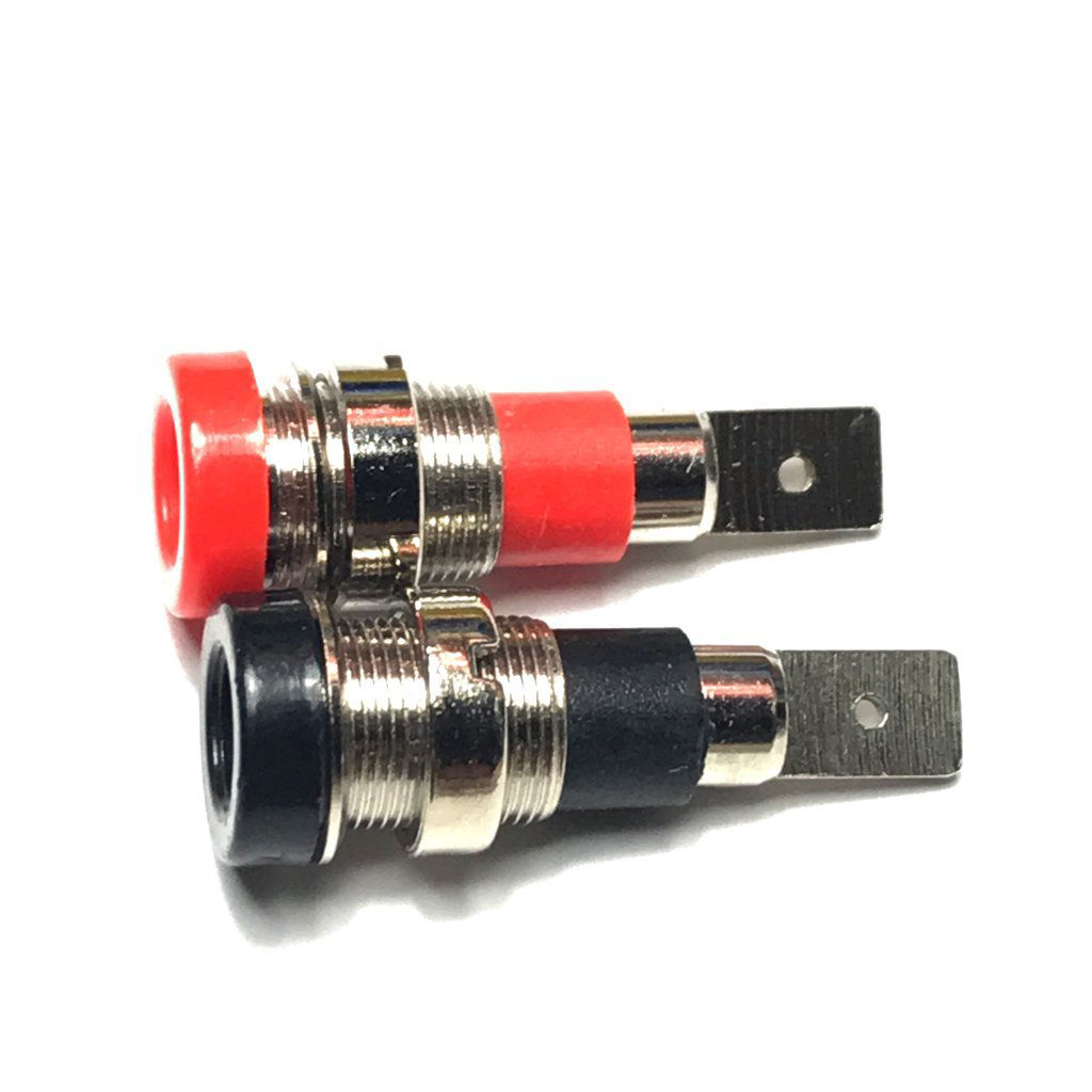 GetUSCart- CESS Black and Red Banana Female Jack Socket - 4mm Banana ...