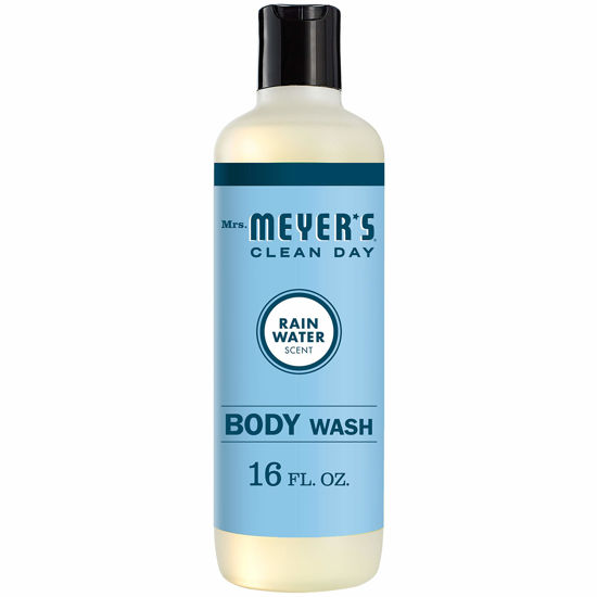 GetUSCart MRS. MEYER S CLEAN DAY Moisturizing Body Wash for Women and Men Biodegradable Shower Gel Formula Made with Essential Oils Rain Water 16 oz