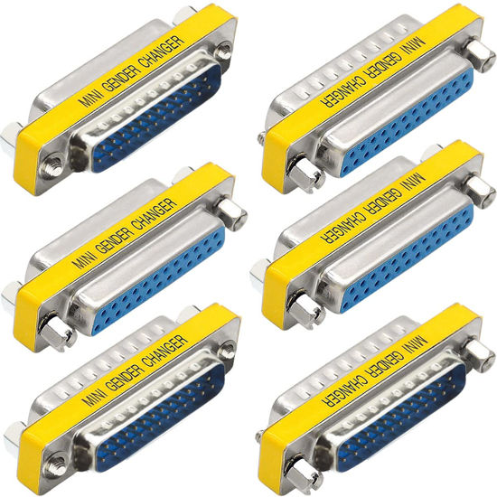 GetUSCart- DKARDU 6 PCS DB25 Male to Male/Female to Female, RS232 ... GetUSCart- DKARDU 6 PCS DB25 Male to Male/Female to Female, RS232 ...