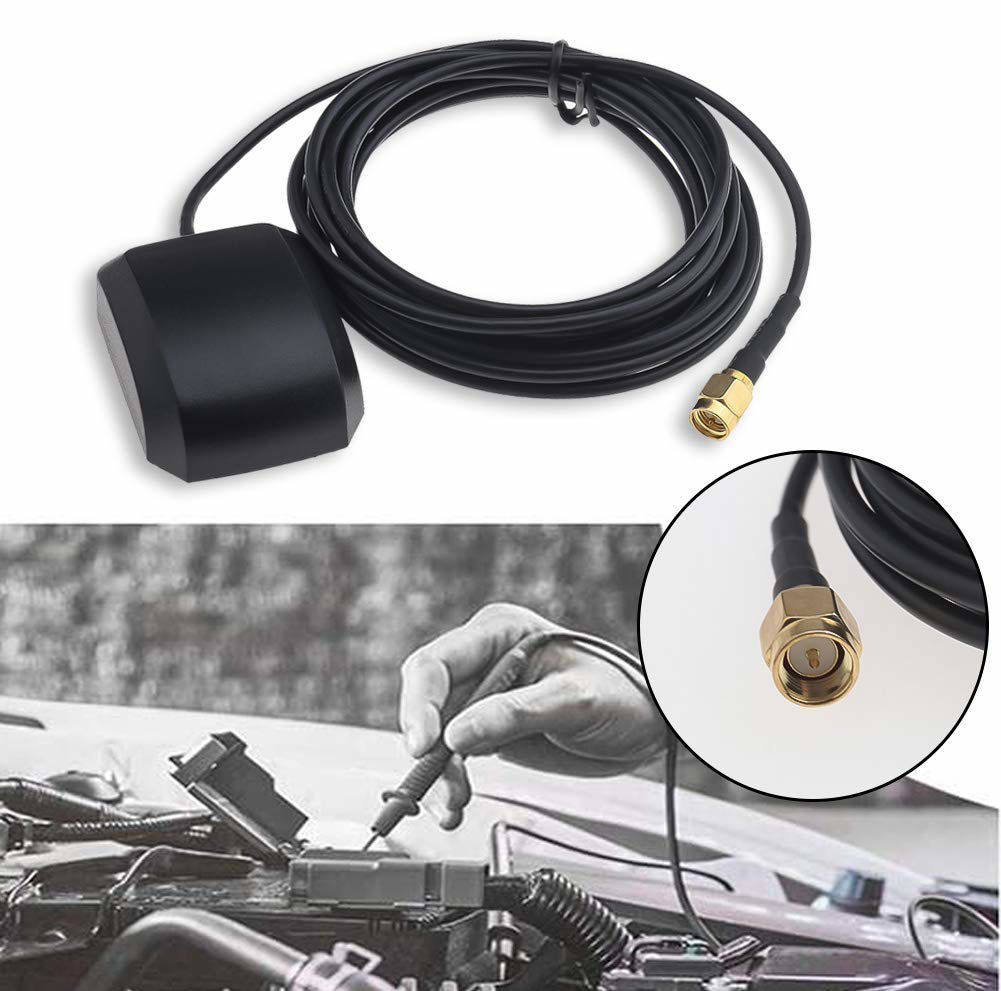 GetUSCart- GPS Antenna SMA Male Plug Active Aerial Extension Cable ...
