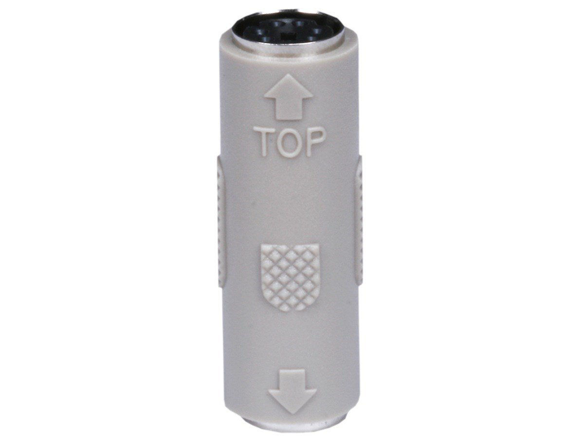 GetUSCart- Monoprice PS2 Coupler Mini DIN6 Female to Female Molded ...