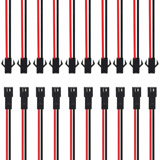 GetUSCart- Gikfun JST SM 2-Pins 2P Female & Male Plug Connector Wire ...