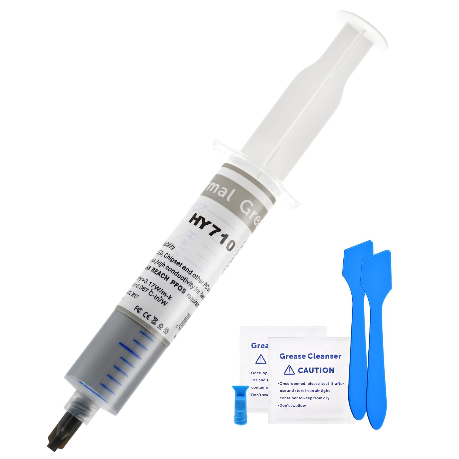 GetUSCart- 0.7oz / 20g HY710 3.17 W/MK Thermal Paste Tube Kit, High ...