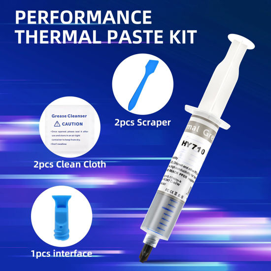 GetUSCart- 0.7oz / 20g HY710 3.17 W/MK Thermal Paste Tube Kit, High ...