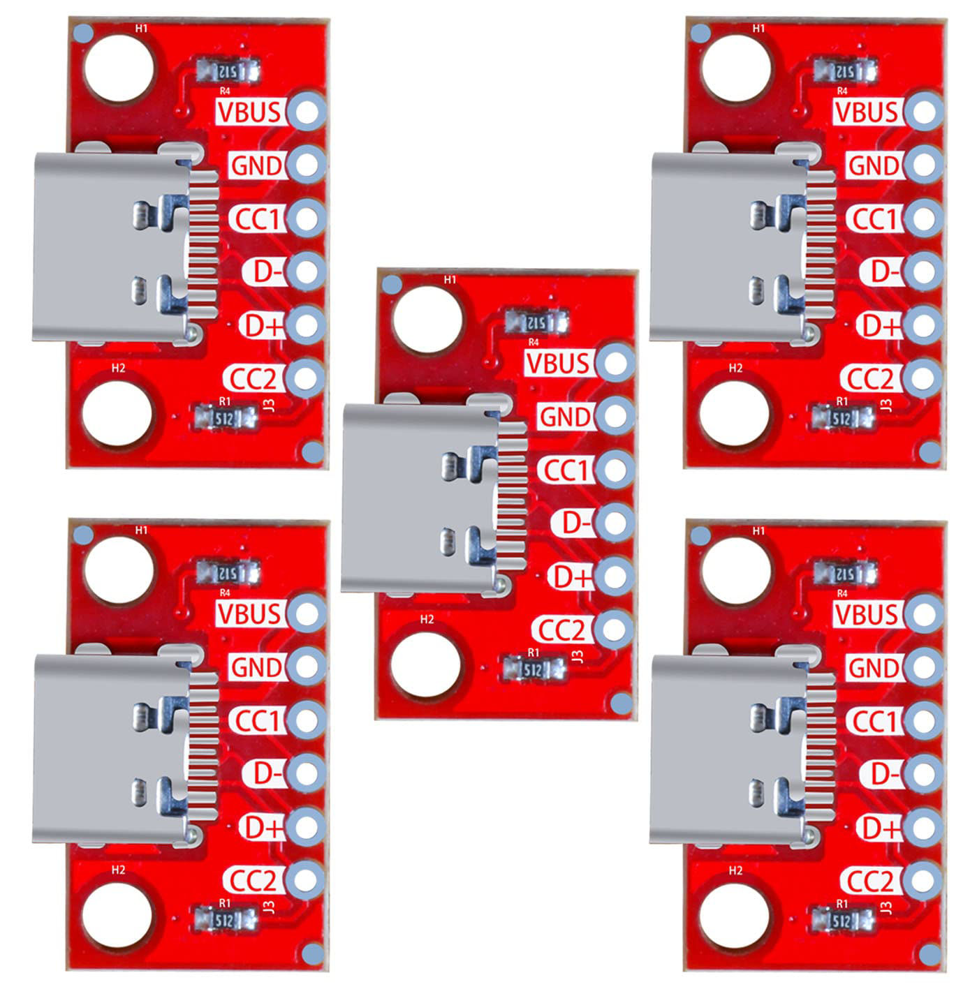 GetUSCart- USB Type-C Breakout Board Serial Basic Breakout Female ... GetUSCart- USB Type-C Breakout Board Serial Basic Breakout Female ...