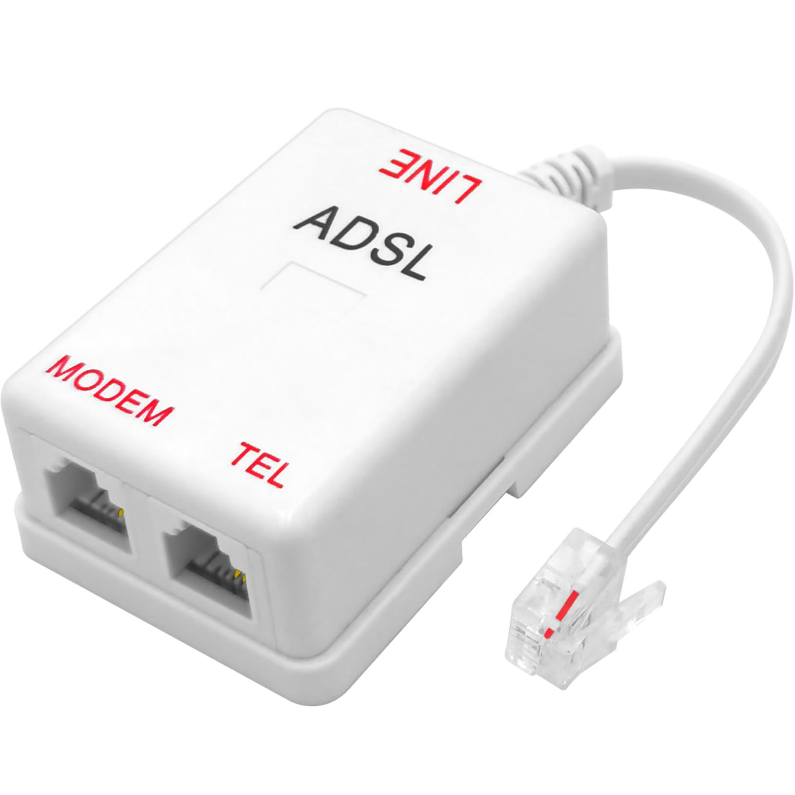 GetUSCart- NECABLES DSL Filter Splitter for Phone Line and Modem 6 ...