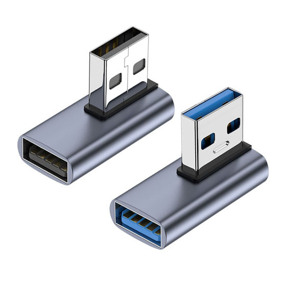 GetUSCart- AreMe 90 Degree USB 3.1 Adapter 2 Pack, Left and Right Angle ...