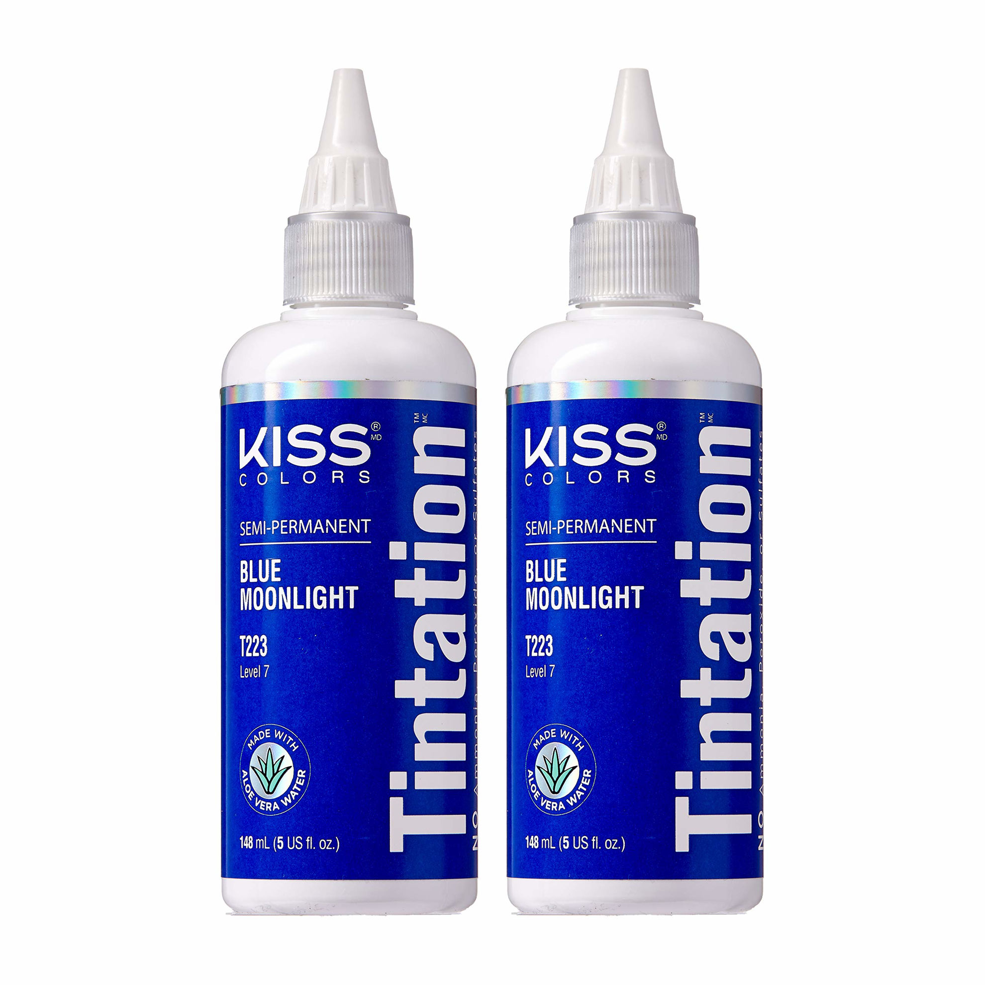 GetUSCart- Kiss Tintation Semi-Permanent Hair Color 5 Ounce (Blue ...