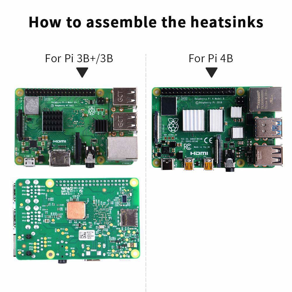 GetUSCart- GeeekPi Acrylic Case for Raspberry Pi 4 Model B & Raspberry pi 3 Model B+, Raspberry ...