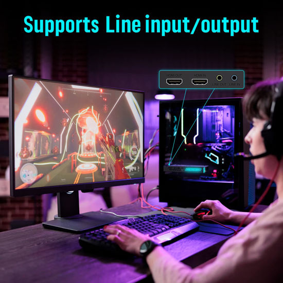 GetUSCart- Game Capture Card, HDMI PCI-E 4K 30fps Record & Live Stream ...