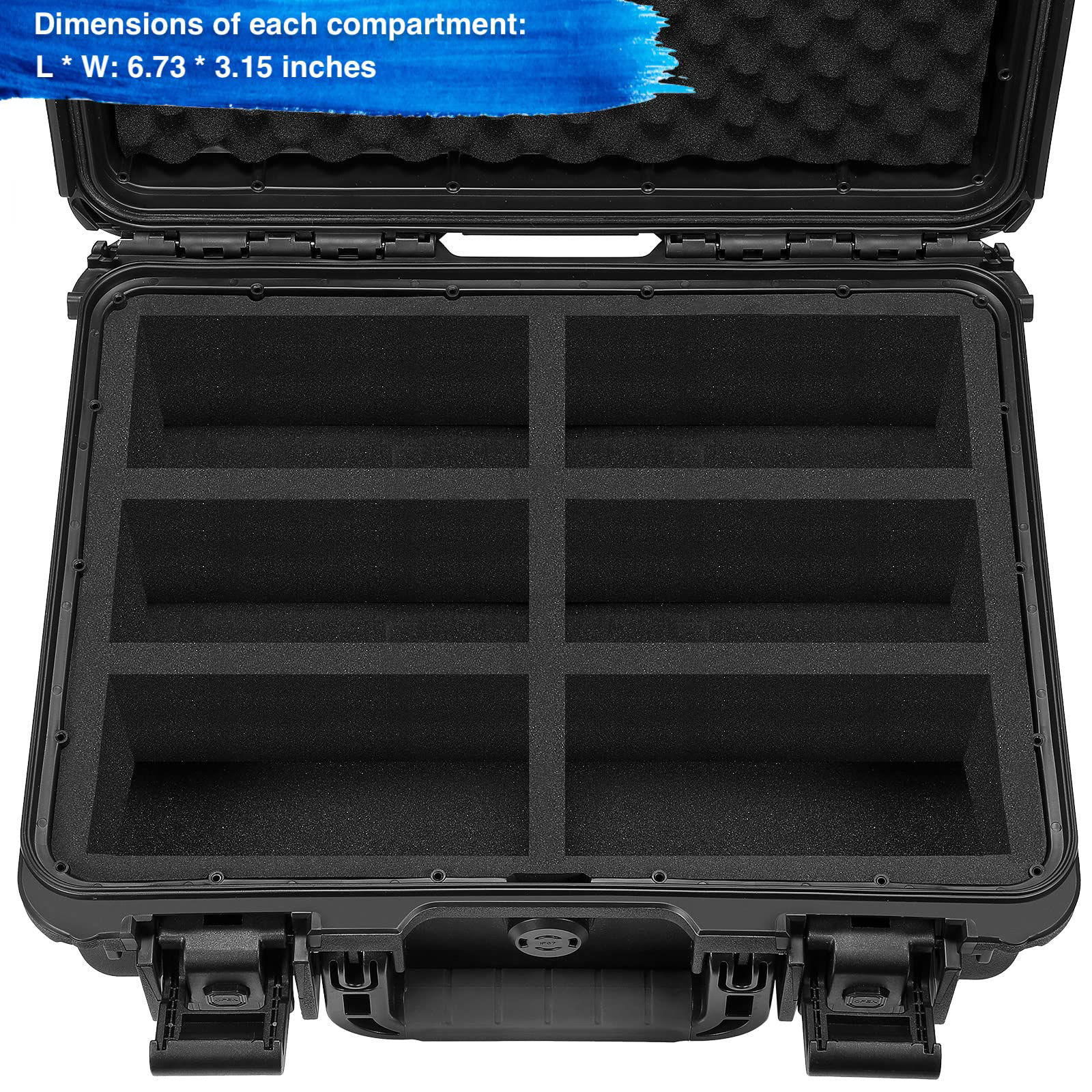 GetUSCart- WPGEAR Waterproof Toploader Storage Box for 3" x 4" Rigid ...
