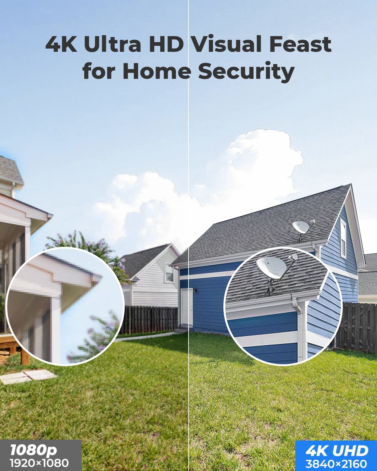 GetUSCart- REOLINK 4K Security Camera Outdoor System, IP PoE Dome ...