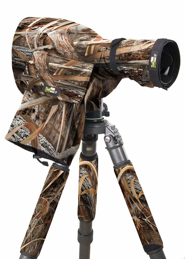 GetUSCart- LensCoat Camouflage Camera Lens Rain Water Cover Sleeve ...